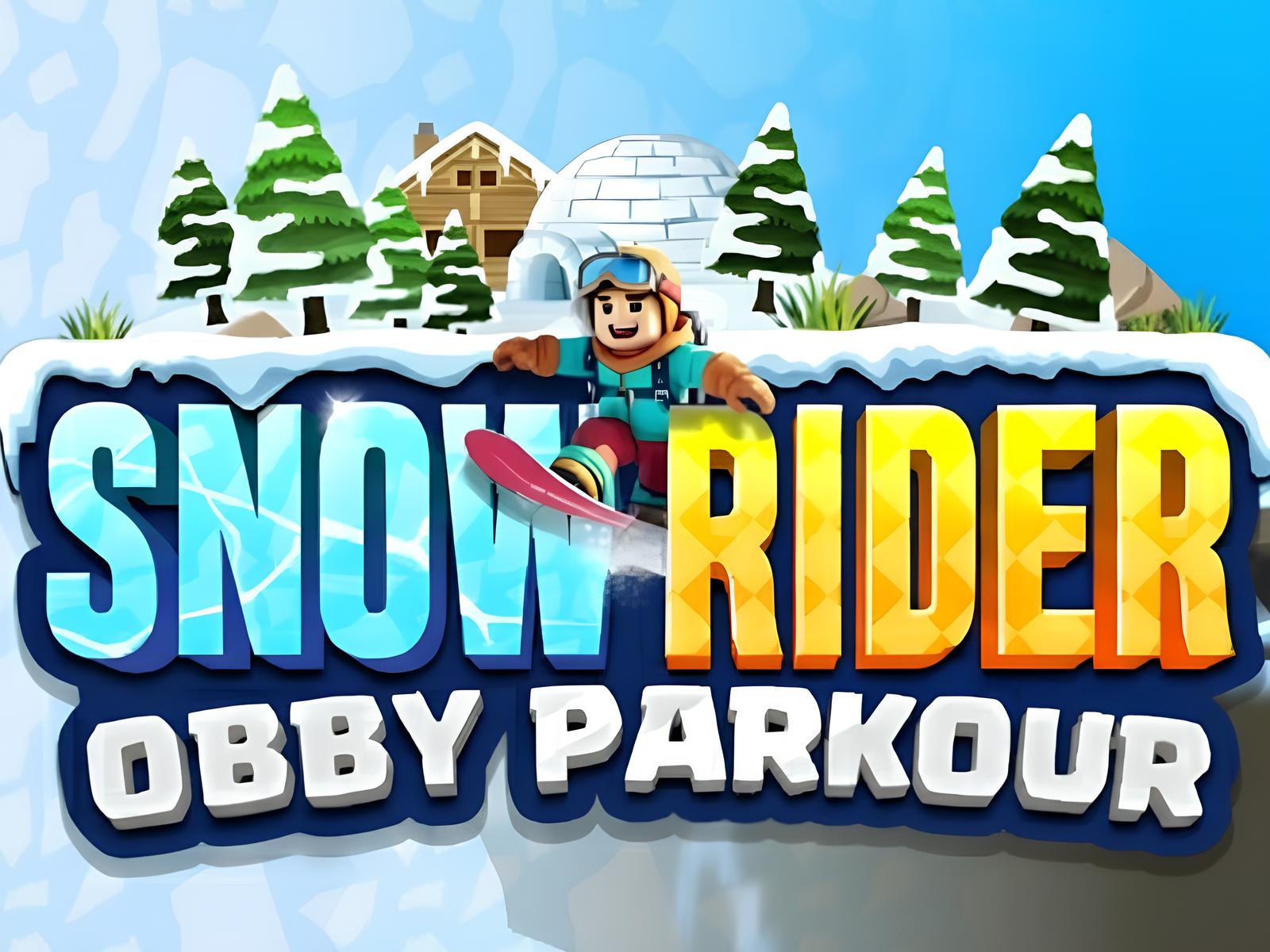 Snow Rider Obby Parkour 🕹️ Juega en línea en SGameS