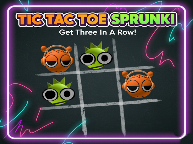 Tic Tac Toe Sprunki 🕹️ Juega en línea en SGameS