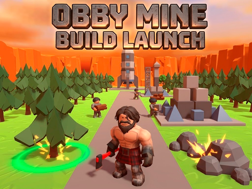 Obby Mine Build Launch 🕹️ Juega en línea en SGameS