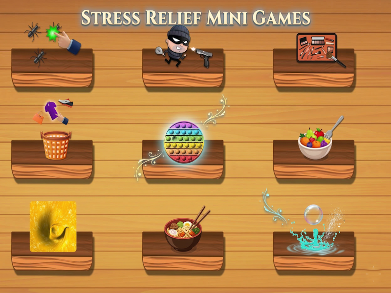 Stress Relief Mini Games 🕹️ Juega en línea en SGameS