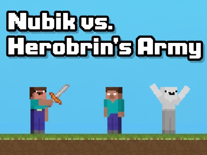 Nubik vs Herobrins Army 🕹️ Juega en línea en SGameS