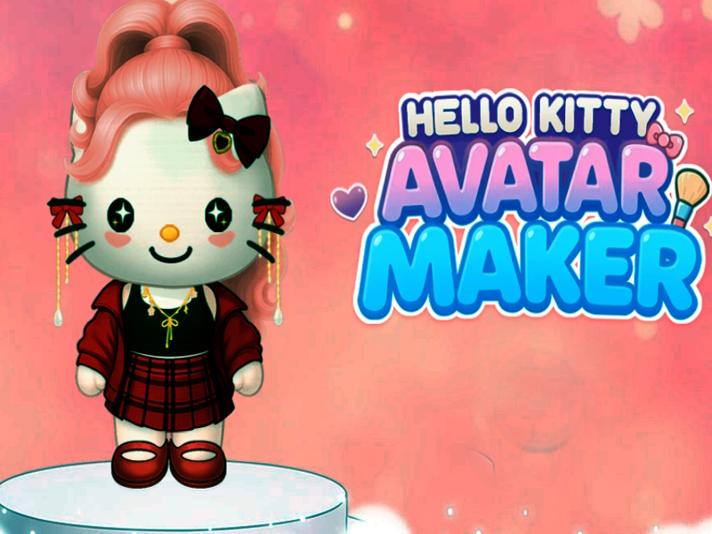 Hello Kitty Avatar Maker 🕹️ Juega en línea en SGameS