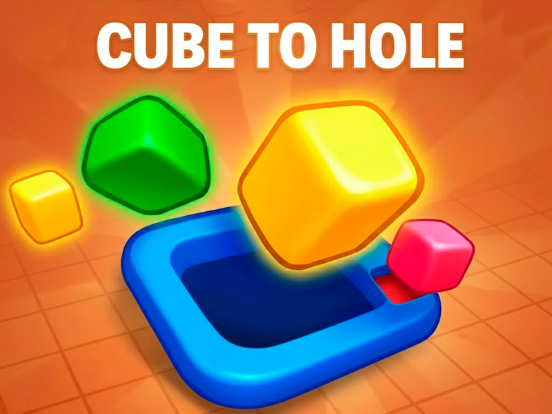 Cube to Hole 🕹️ Juega en línea en SGameS