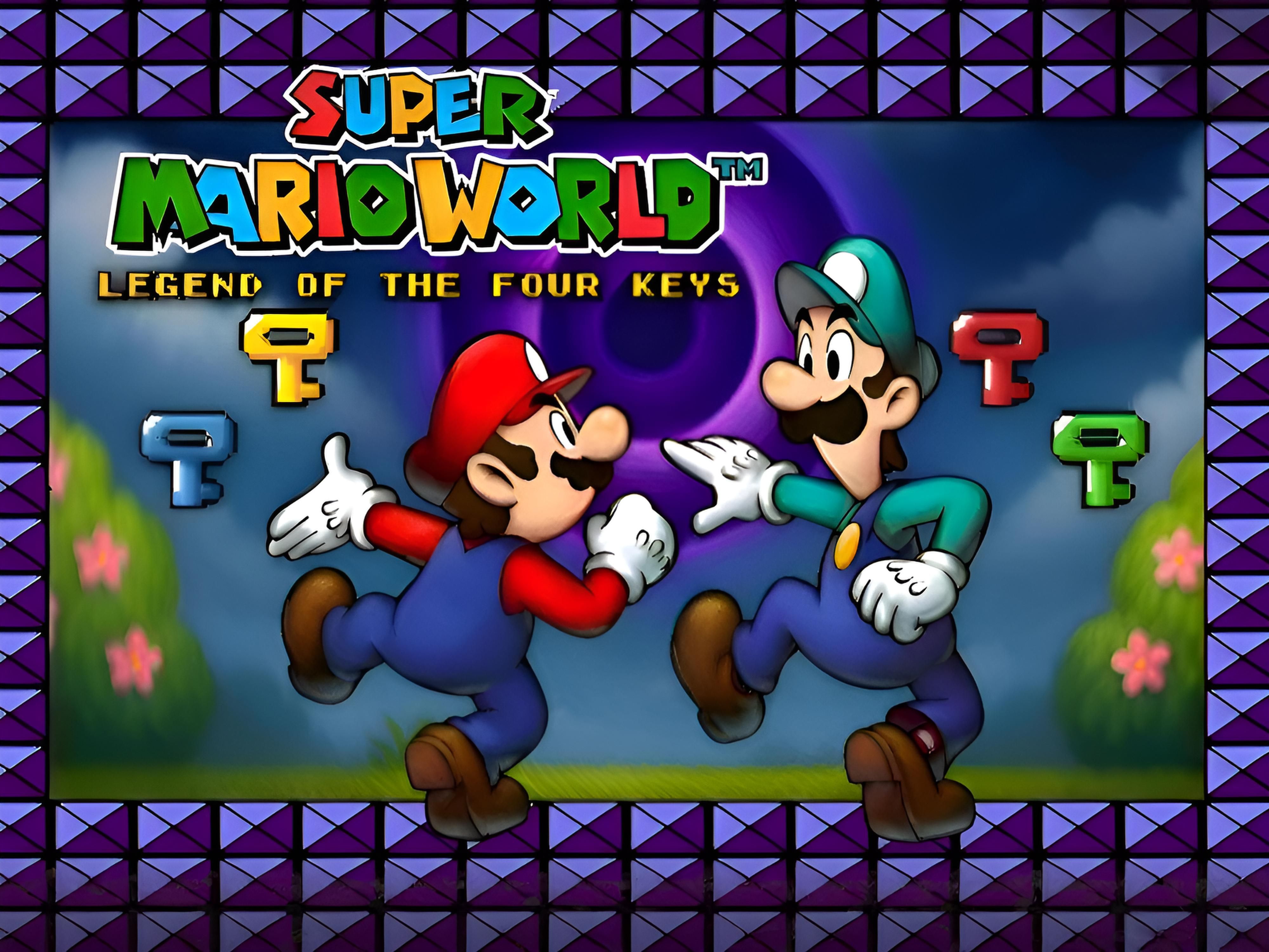 Super Mario World Legend of the Four Keys 🕹️ Juega en línea en SGameS