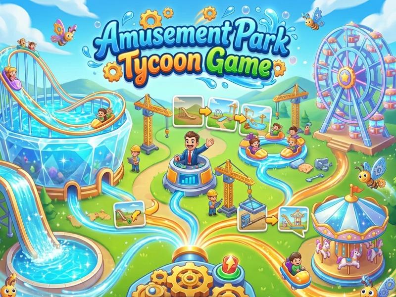 Amusement Park Tycoon Game 🕹️ Juega en línea en SGameS