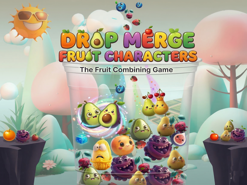 Drop Merge Fruit Characters 🕹️ Juega en línea en SGameS
