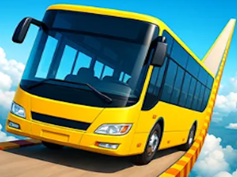 Sky Bus Mega Ramp Drive 🕹️ Juega en línea en SGameS
