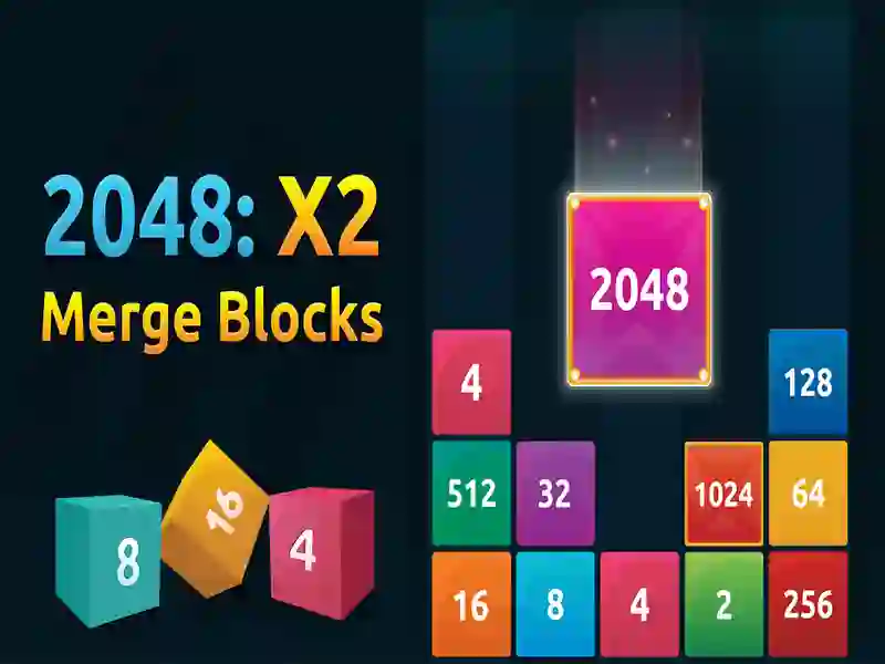 Bloques de fusión 2048 X2 🕹️ Juega en línea en SGameS