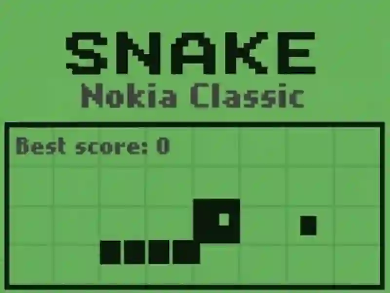 Snake Nokia Classic 🕹️ Juega en línea en SGameS